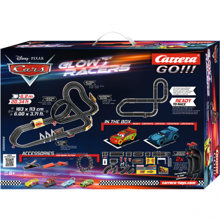 Disney Pixar Cars - Glow Racers - Carrera Go - 62559
